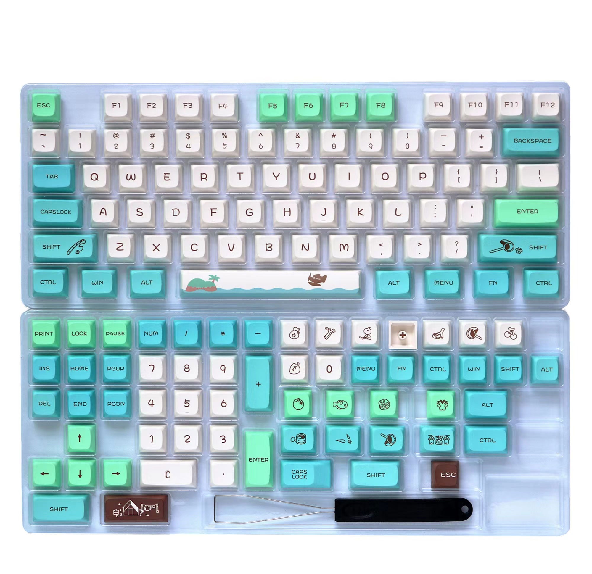 Village Life Keycap Set XDA Profile Cute Art PBT Mac - Etsy