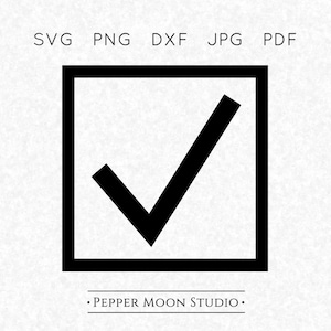 Check Box SVG | Check Mark Checkmark | Checklist Checkbox | Square ...
