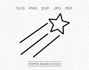 Five Point Star Dxf - Etsy