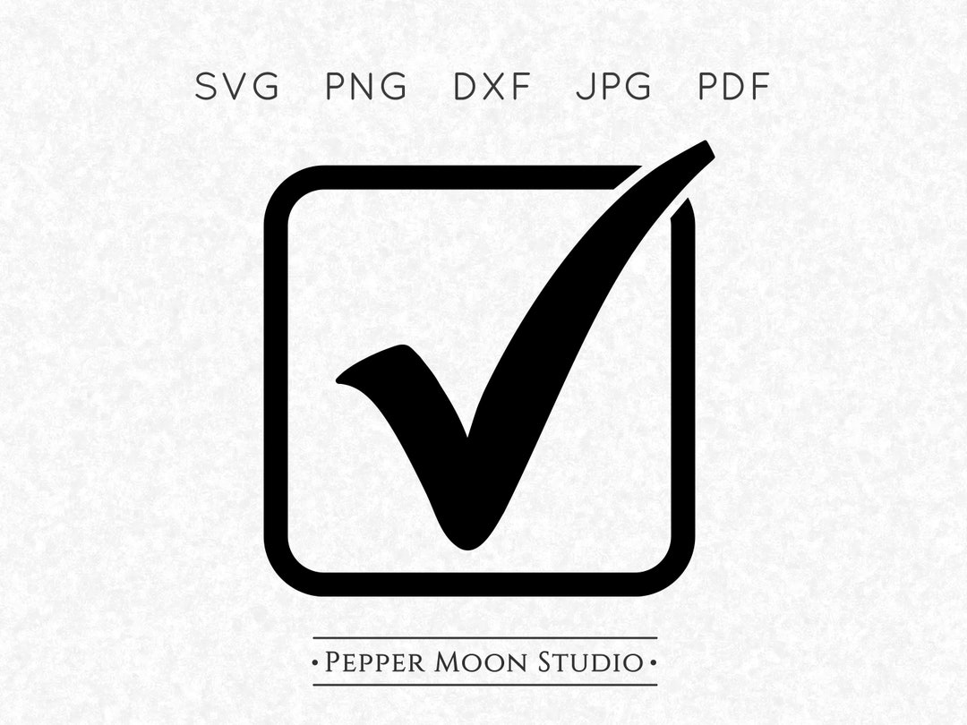 Check Mark SVG | Checkbox Checkmark Checklist | Square Box Rounded ...