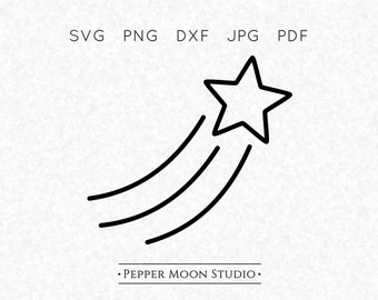 Star Trail Svg - Etsy