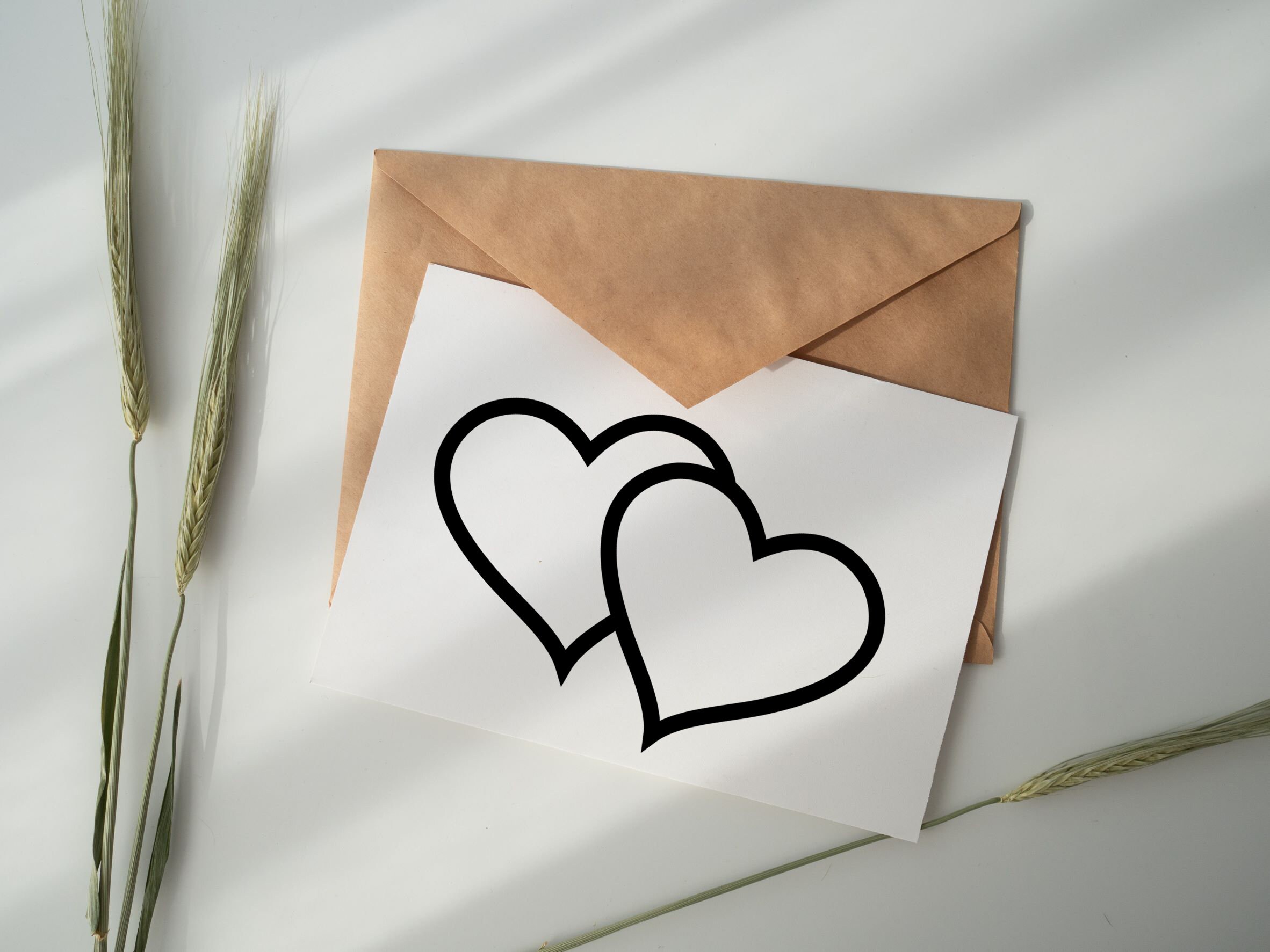 Double Heart SVG | Two Overlapping Joined Offset Twin Hearts | Svg Png ...