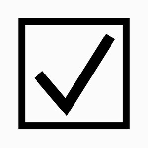 Check Box SVG Check Mark SVG Checkmark Checklist Checkbox Square Frame ...