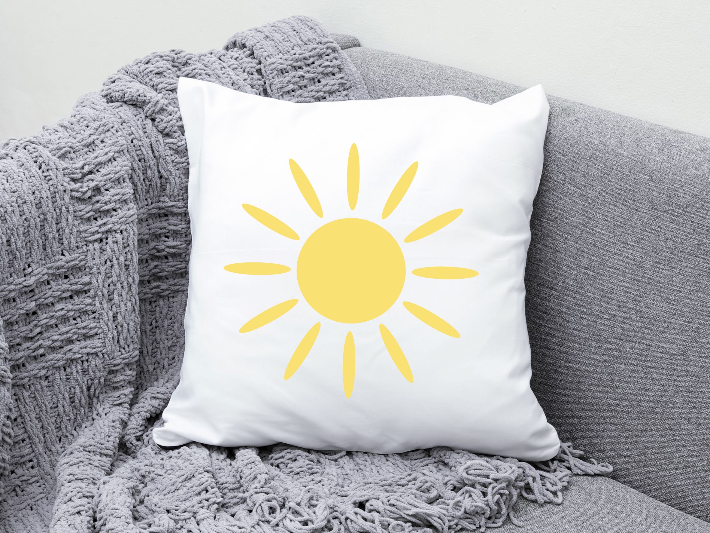 Sun With Rays SVG Simple Circle Sunburst Sunshine Sunbeam Sunrise ...