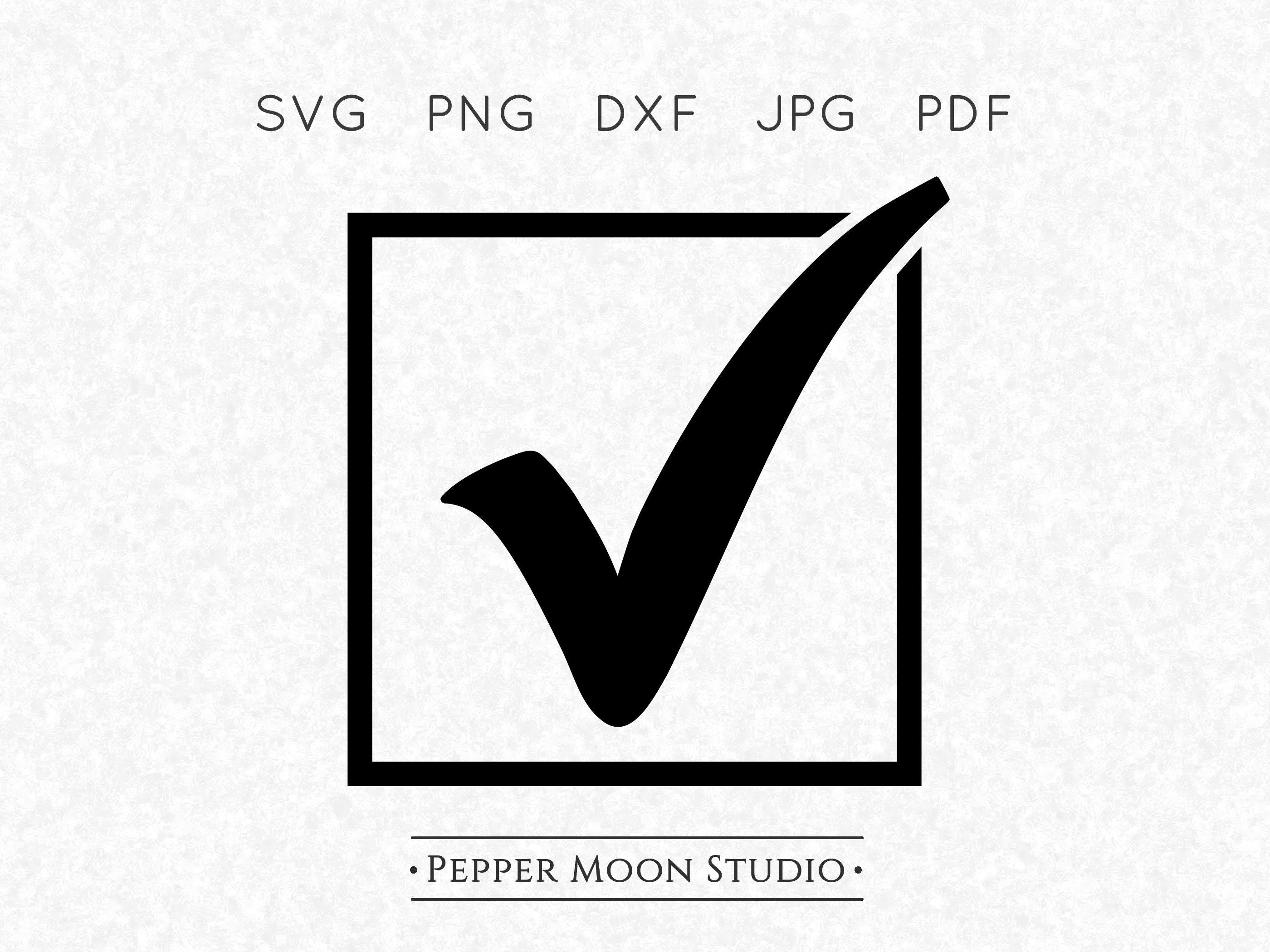 Check Mark SVG Checkmark Checkbox Checklist Square Box Tick Off List 