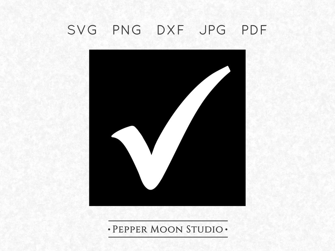 Check Mark SVG | Checkmark Checkbox Checklist | Solid Box Square | Tick ...