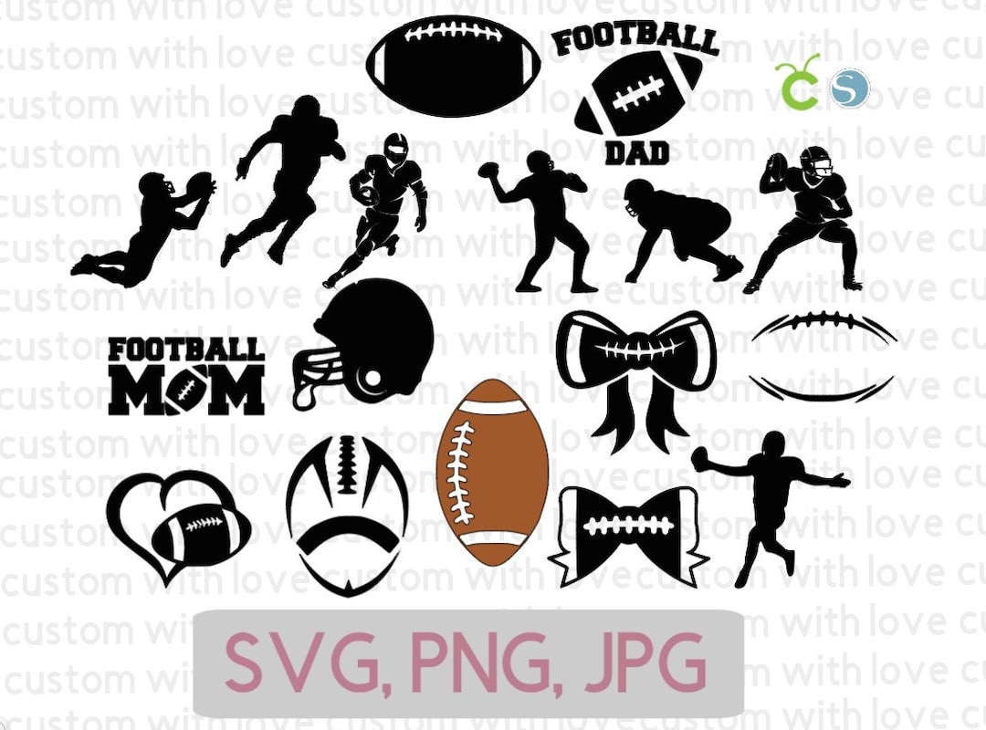 Football Bundle Svg, Football Png, Fall Sports Svg, Digital Download - Etsy
