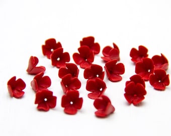 Red Heilala Beads - Etsy