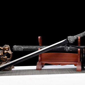 1060 High Carbon Cold Steel Hot Tempered Full Hand Hand Forged Japanese ...