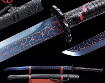 Japanese Handmade Practical 1060 Carbon Steel Tempered - Etsy