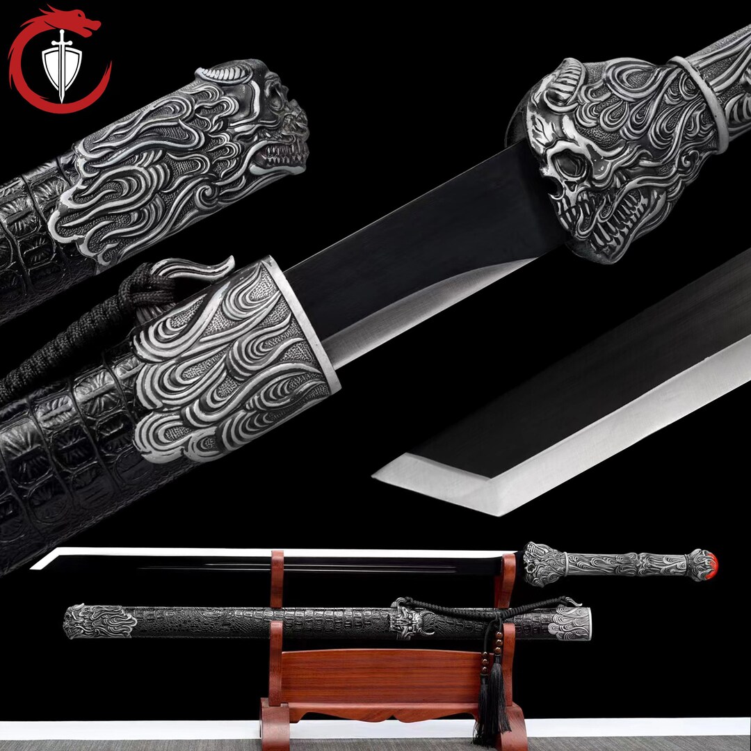 1060 High Carbon Cold Steel Hot Tempered Full Hand Hand Forged Japanese ...