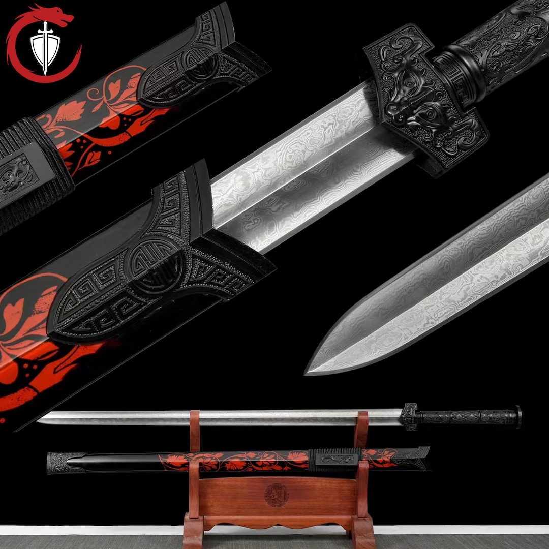 Fully Handmade Japanese Bushi Sword Combat Ready Samurai Sword, 1095 ...