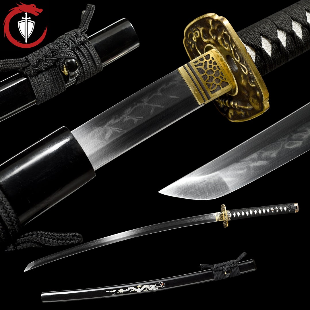 1095/T10 High Carbon Steel Hot Tempering/clay Tempering, Full Tang ...