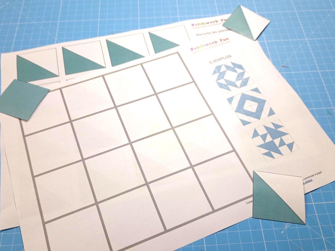4x4 HST Template Set for 4x4 Patchwork Blocks - Create Your Own Sampler ...