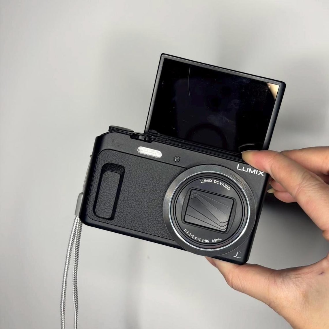 Panasonic Lumix DMC-TZ57 16.0MP Vintage Digital Camera With Flip Screen ...