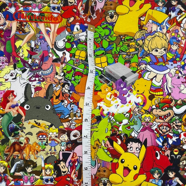 Character Fabric - Etsy