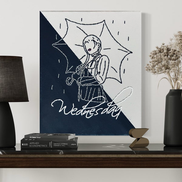 Wednesday Addams Machine Embroidery - Etsy