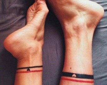 Straight Line Tattoo - Etsy