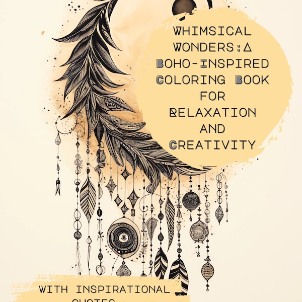 Whimsical Wonders Coloring Book - Etsy