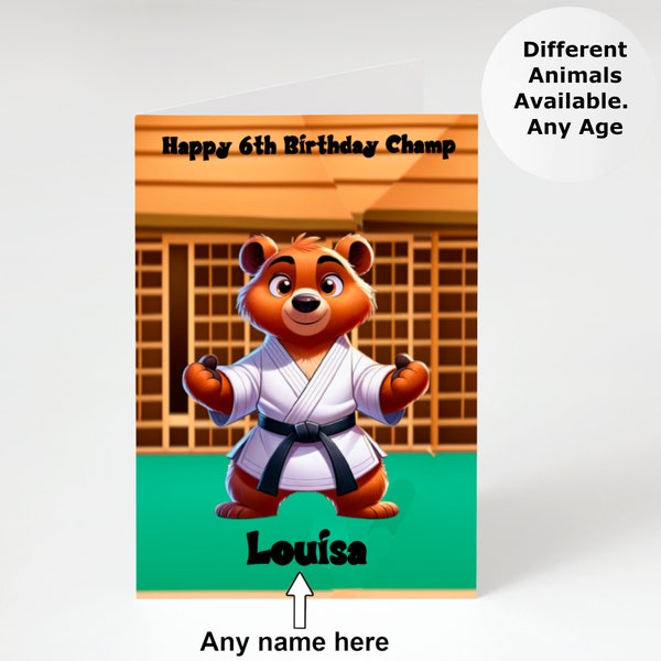 Custom Karate Character - Etsy