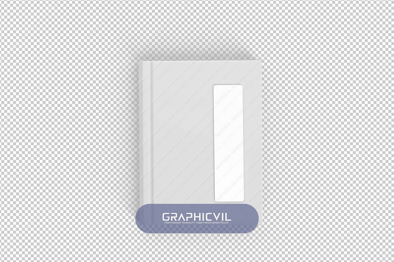 Dye Sublimation Book Cover Mockup, Bookmark Mockup, Book Template ...