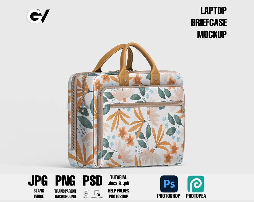 Large Laptop Bag Mockup: Customizable PSD File - Etsy