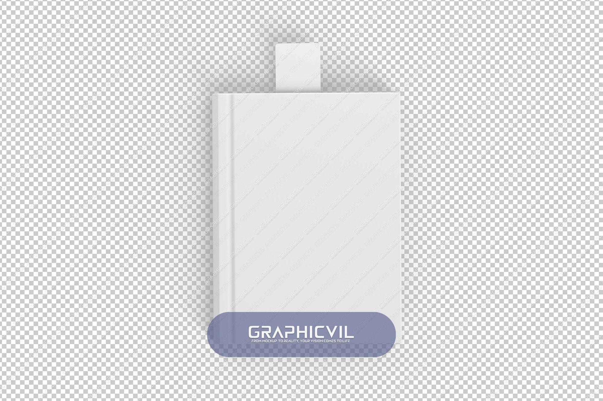 Dye Sublimation Book Cover Mockup, Bookmark Mockup, Book Template ...