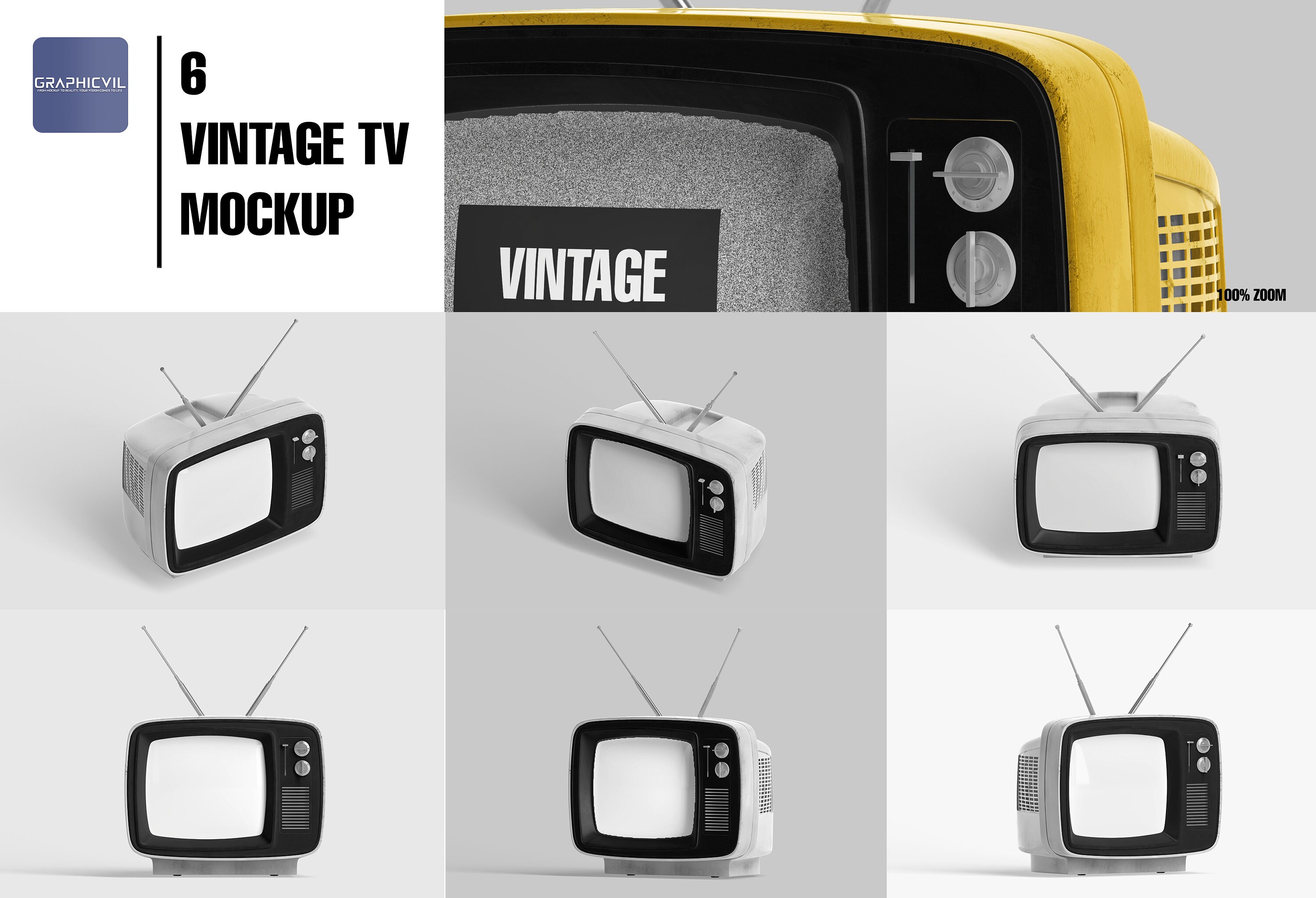 Vintage Tv Mockup Tv, Tv Mockup, Old Tv Mockup, Vintage Tv Mockup ...