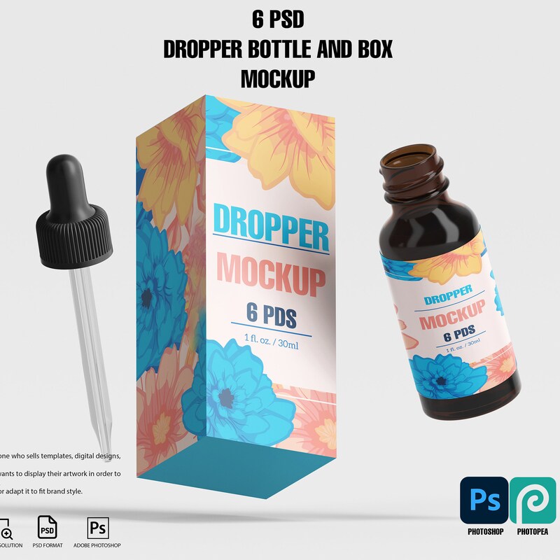 Dropper Bottle Label - Etsy