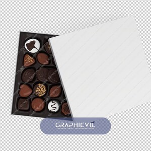 Chocolate Box Mockup, Chocolate Mockup Box Packaging Design Candy ...