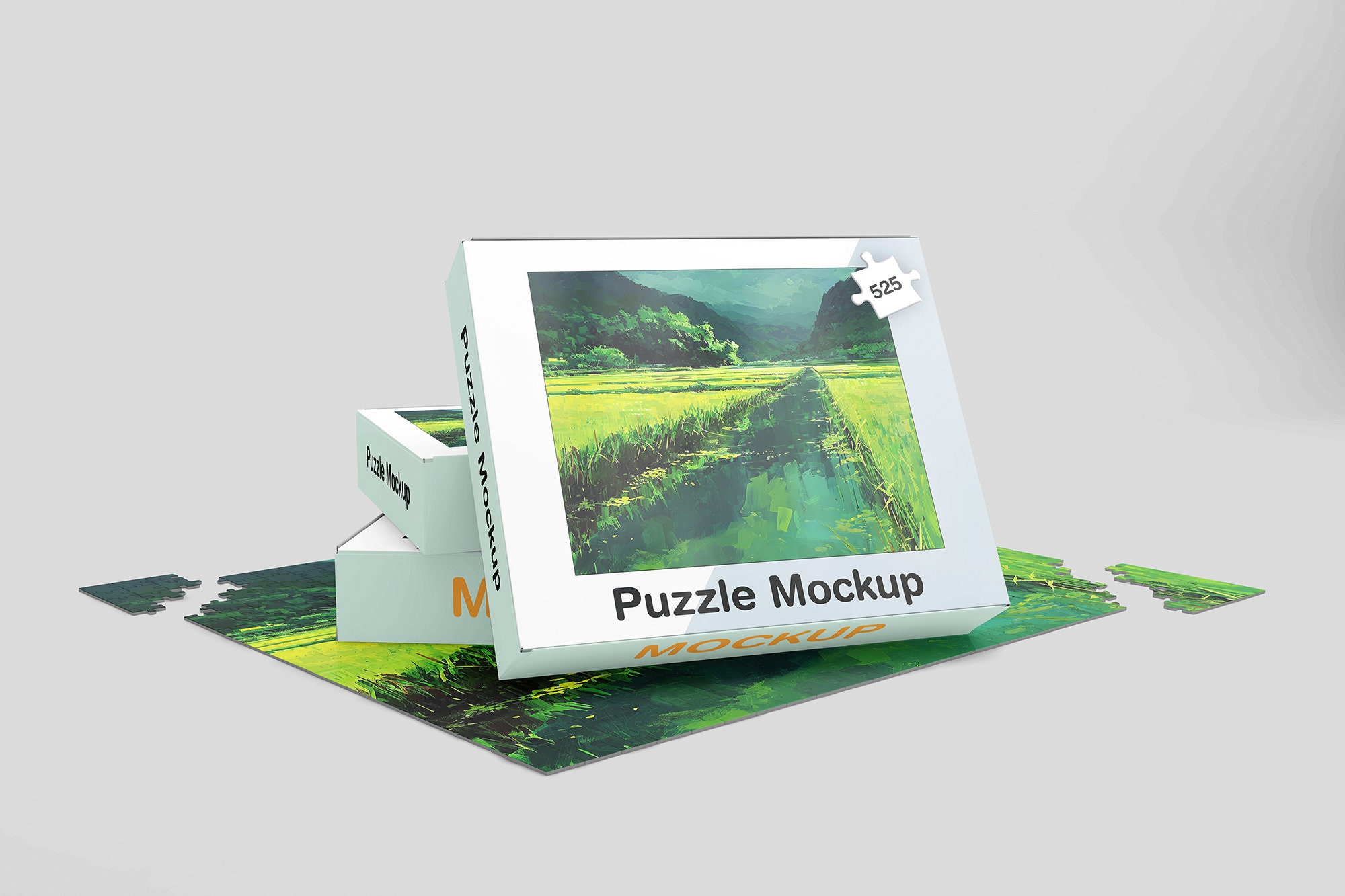 Dye Sublimation 525 Piece Puzzle Mockup ,puzzle Mockup, Jigsaw Design ...