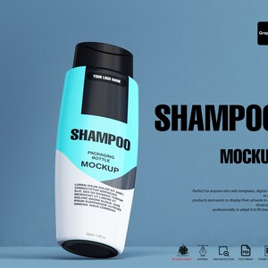 Shampoo Mockup | Shampoo, Shampoo Mockup, Bottle Mockup, Package Mockup ...