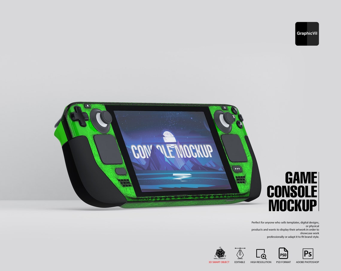 Steam Deck Skin Mockup Deck Console Mockup Skin Mockup - Etsy