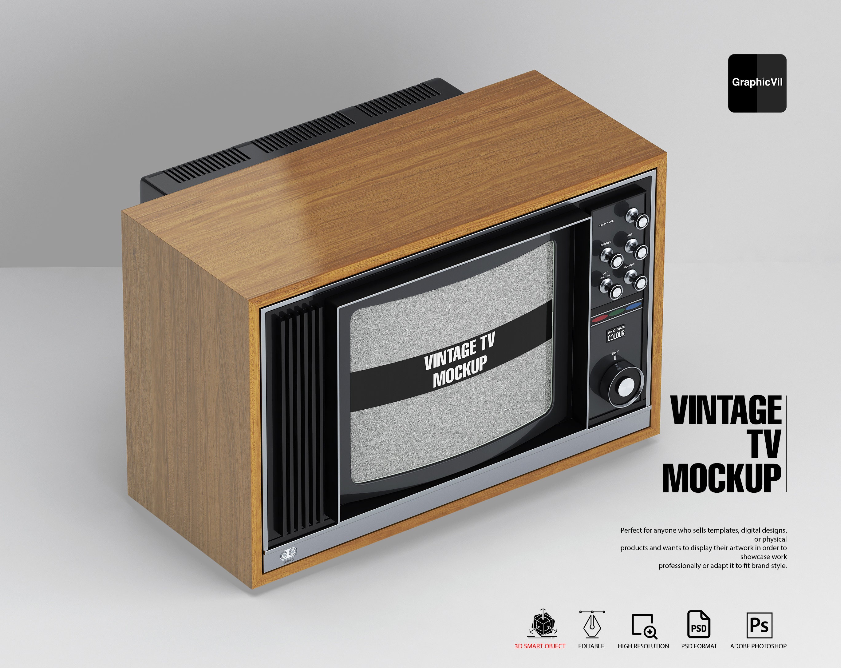 Buy Sony Trinitron 1970 Mockup Tv, Tv Mockup, Old Tv Mockup, Vintage Tv ...