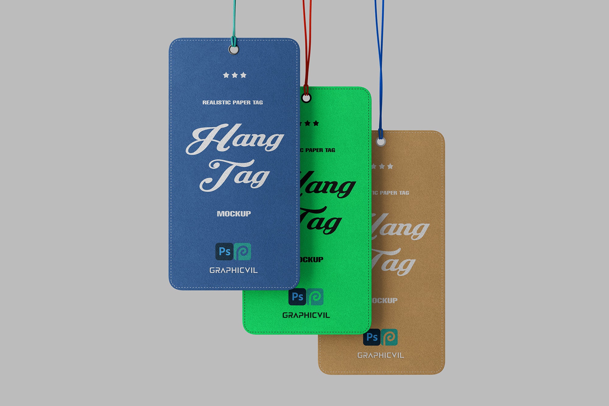 6 PSD Hang Tag Mockup, Hangtag Mockup, Label Mockup, Price Tag Mockup ...