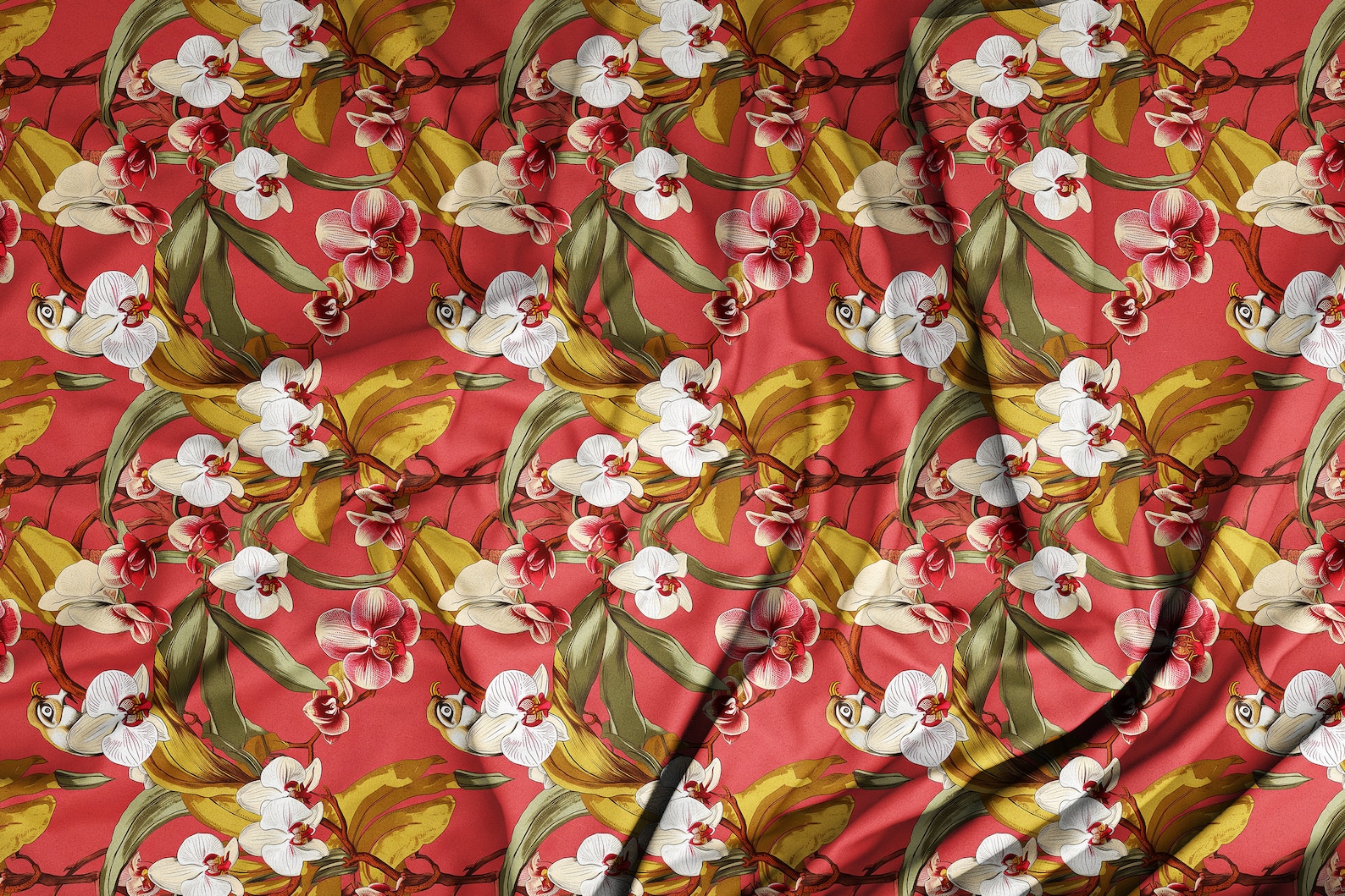 Twirl Fabric Mockup Fabric Mockup Fabric Mock Up, Fabric Pattern, Wool ...