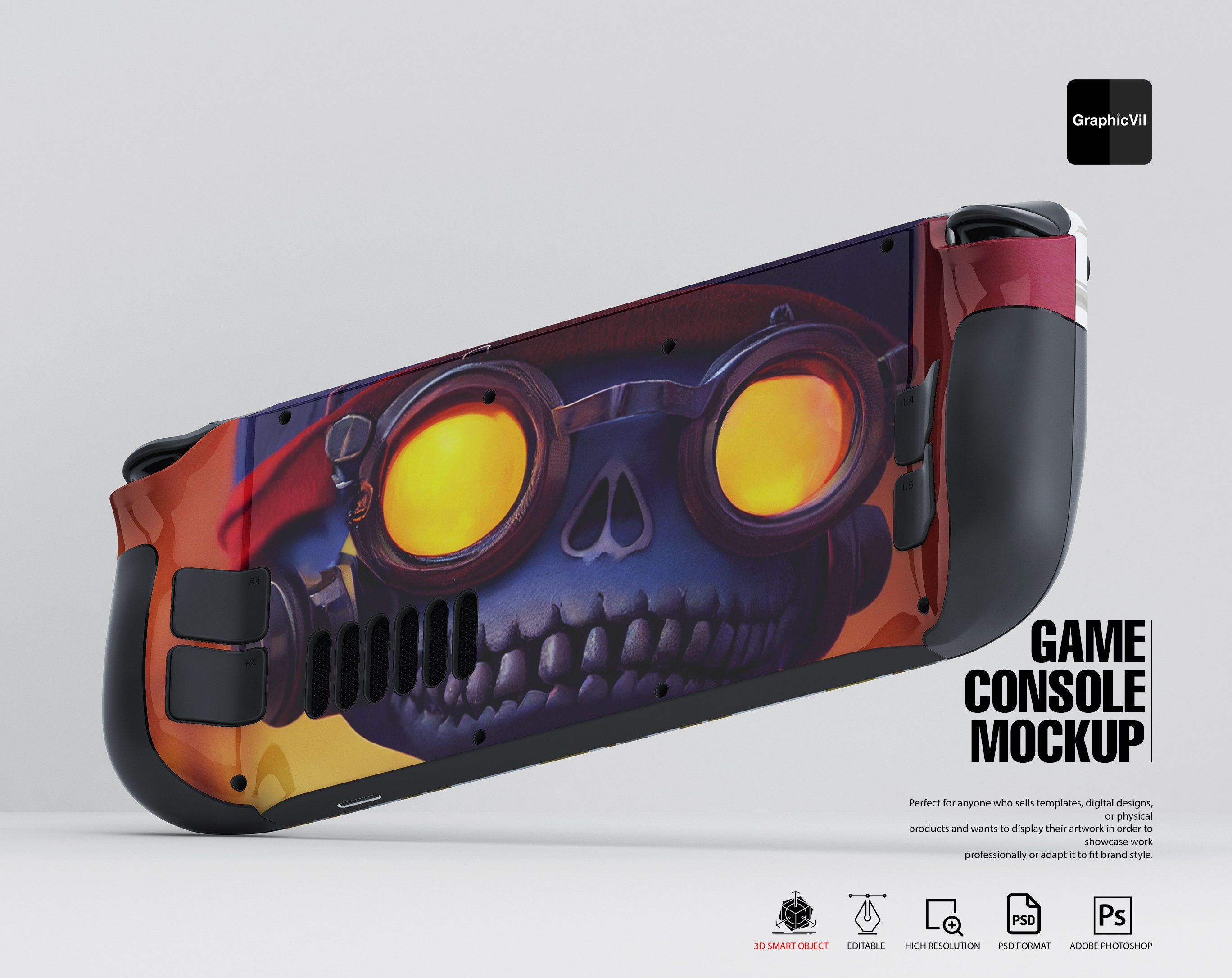 Steam Deck Skin Mockup Deck Console Mockup Skin Mockup - Etsy UK