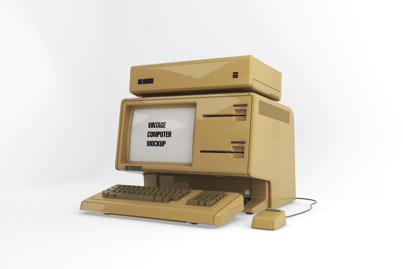 Apple Lisa Computer Mockup Vintage PC Mockup Vintage Pc Mockup Pc ...