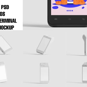POS Terminal Mockup: Customizable Payment Device (PSD) - Etsy