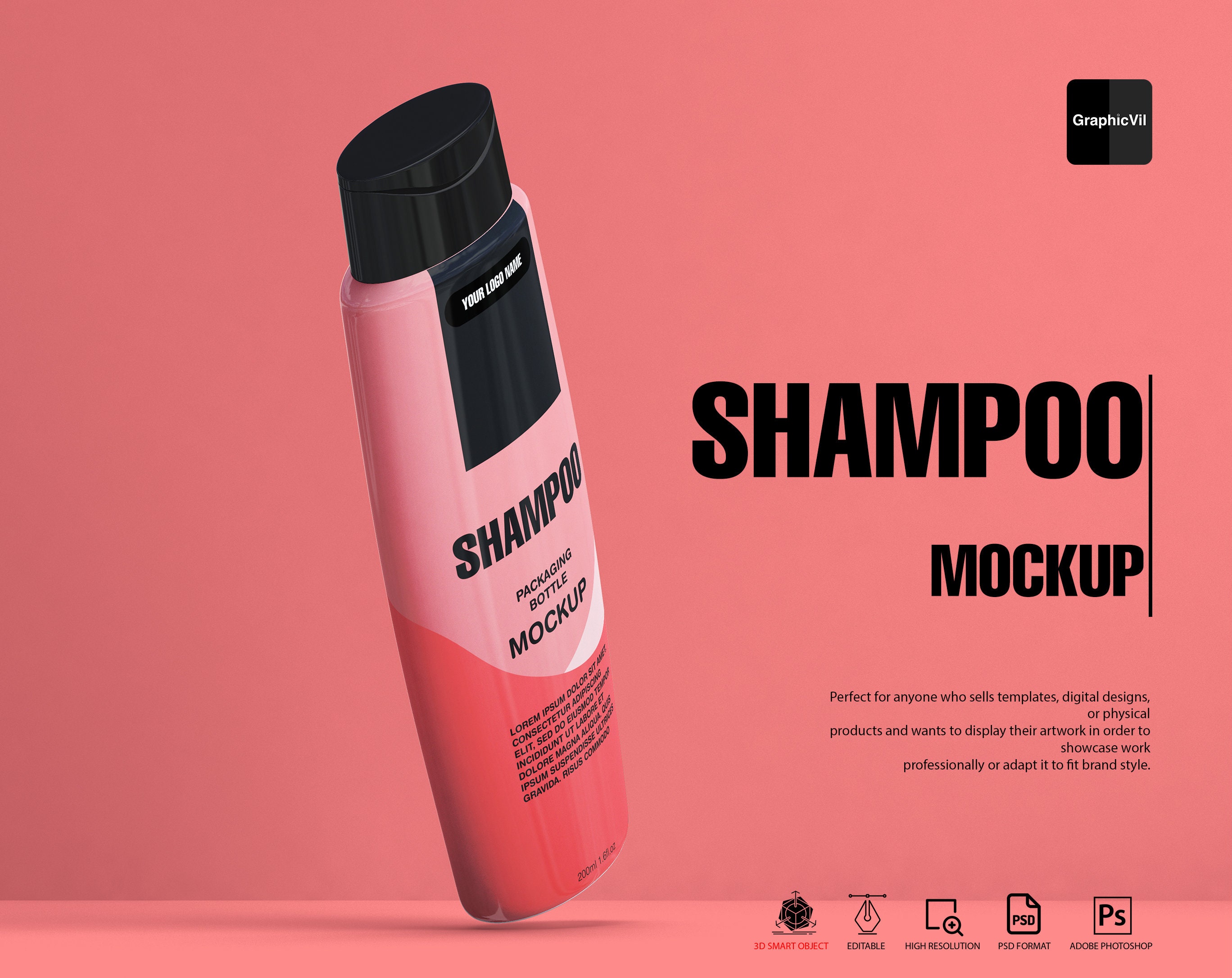 Shampoo Mockup Shampoo Shampoo Mockup Bottle Mockup - Etsy