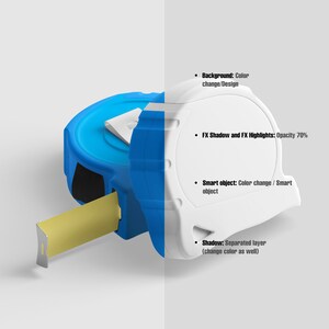 Tape Measure Mockup, Tape Mockup, Measure Mockup, Tool Mockup, Insert ...