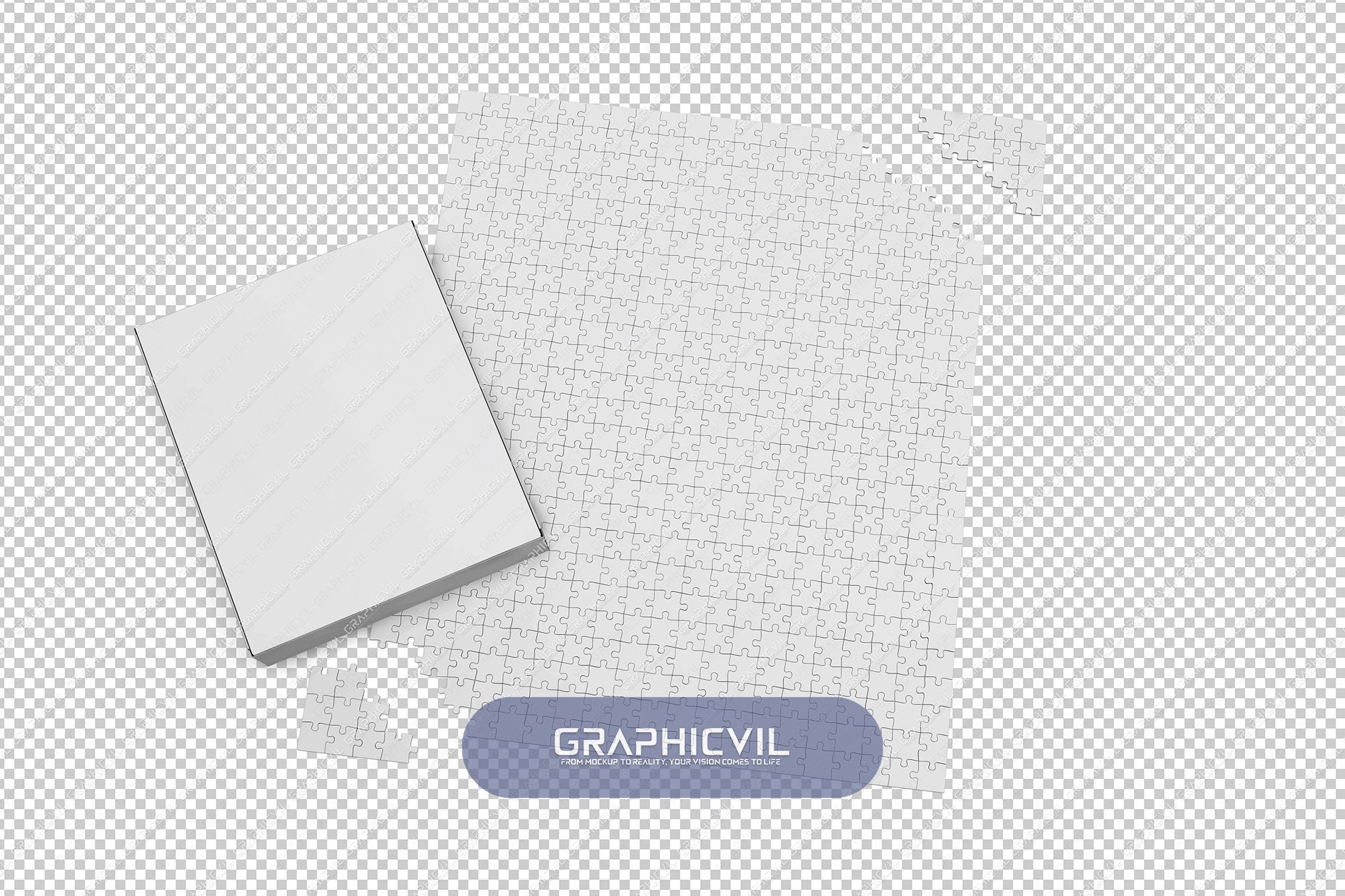 Dye Sublimation 525 Piece Puzzle Mockup ,puzzle Mockup, Jigsaw Design ...