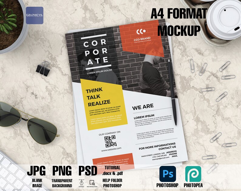 A4 Template Mockup Customizable Mockup Poster Print Mockups Art Mockup ...