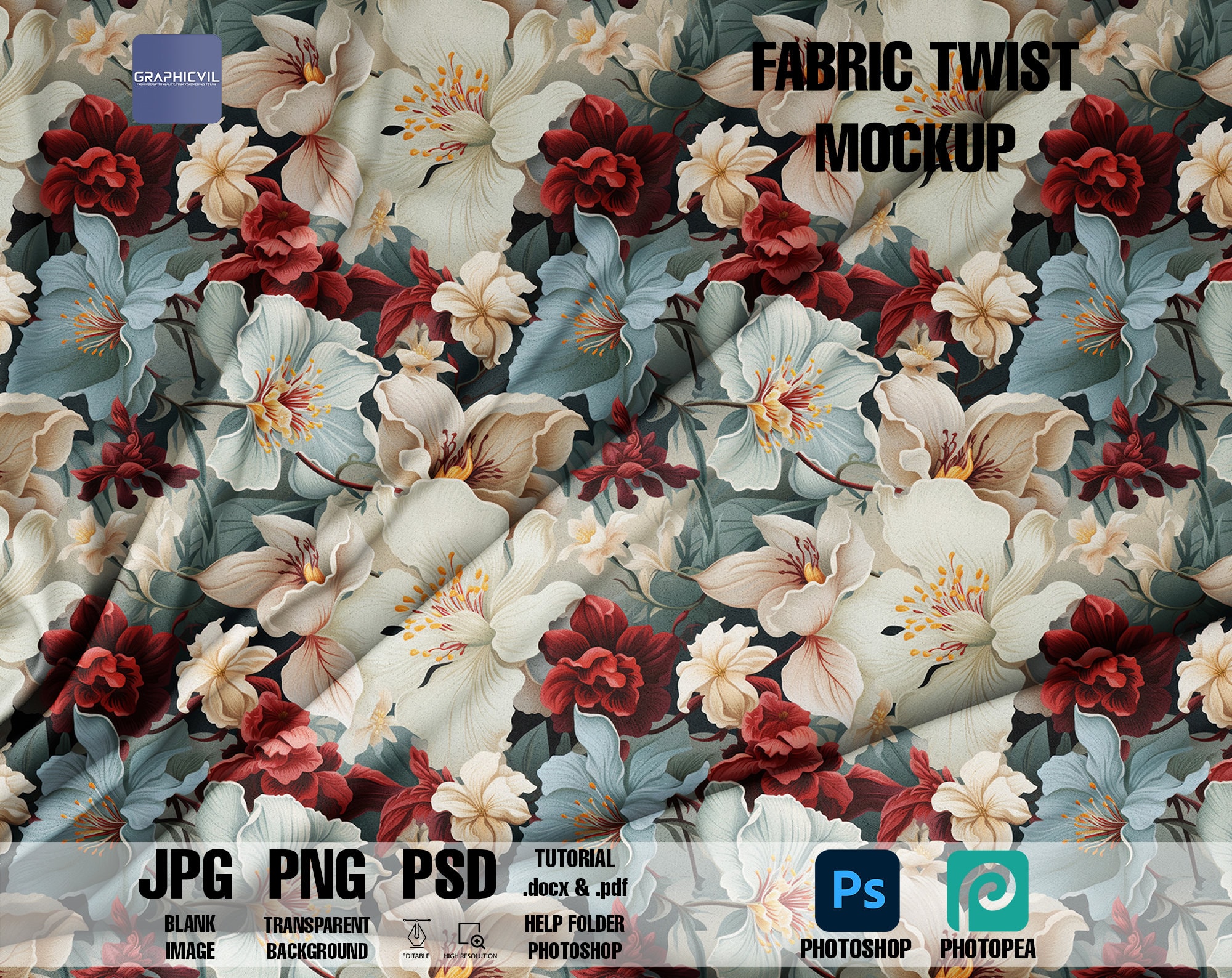 Twirl Fabric Mockup Fabric Mockup Fabric Mock Up, Fabric Pattern, Wool ...