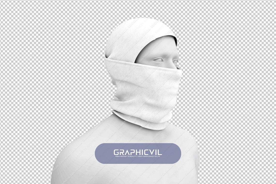 Balaclava Ski Mask Mockup: Apparel Design (PSD) - Etsy