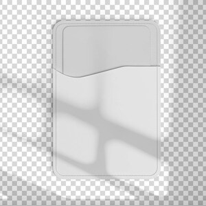 Sublimation Leather Credit Card Holder Mockup, Leather Card Caddy ...