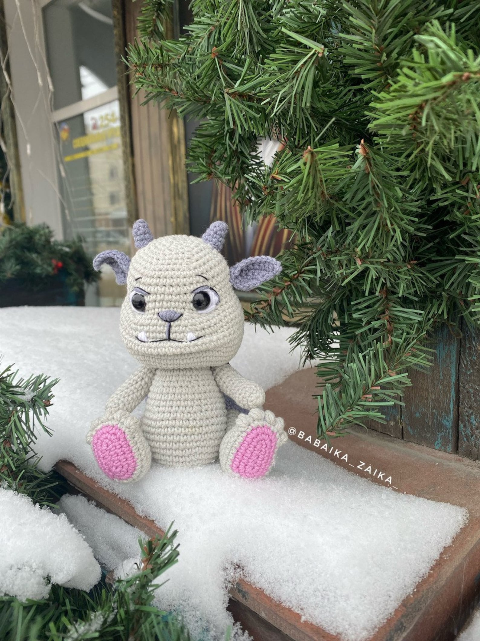 PDF Crochet Gargoyle Pattern, Amigurumi Gargoyle, Crochet Halloween ...