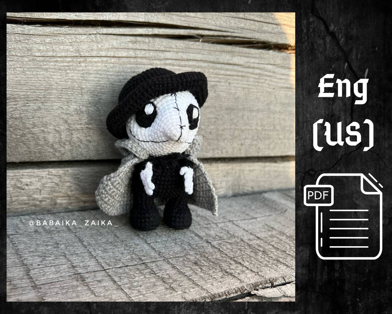 PDF Crochet Plague Doctor Pattern Amigurumi Halloween - Etsy