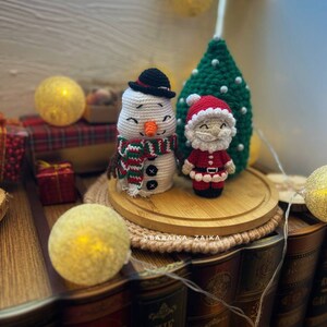 PDF Christmas SET: Santa Claus Snowman Christmas Tree Christmas ...