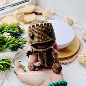 PDF Crochet Pattern Sackboy, Amigurumi Characters, Crochet Boy Doll ...